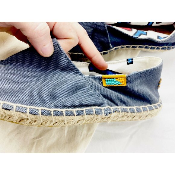 Ubuntu Life | Shoes | Ubuntu Womens 65 Canvas Espadrille Beaded Flat ...